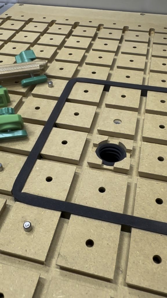 Matchfit + Grid Gasket Vacuum Table - a hybrid CNC hold down solution ...